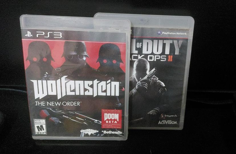 Call Of Duty: Black Ops Ii + Wolfenstein The New Order Ps3 Físico | Jogo de Videogame Sony Usado ...
