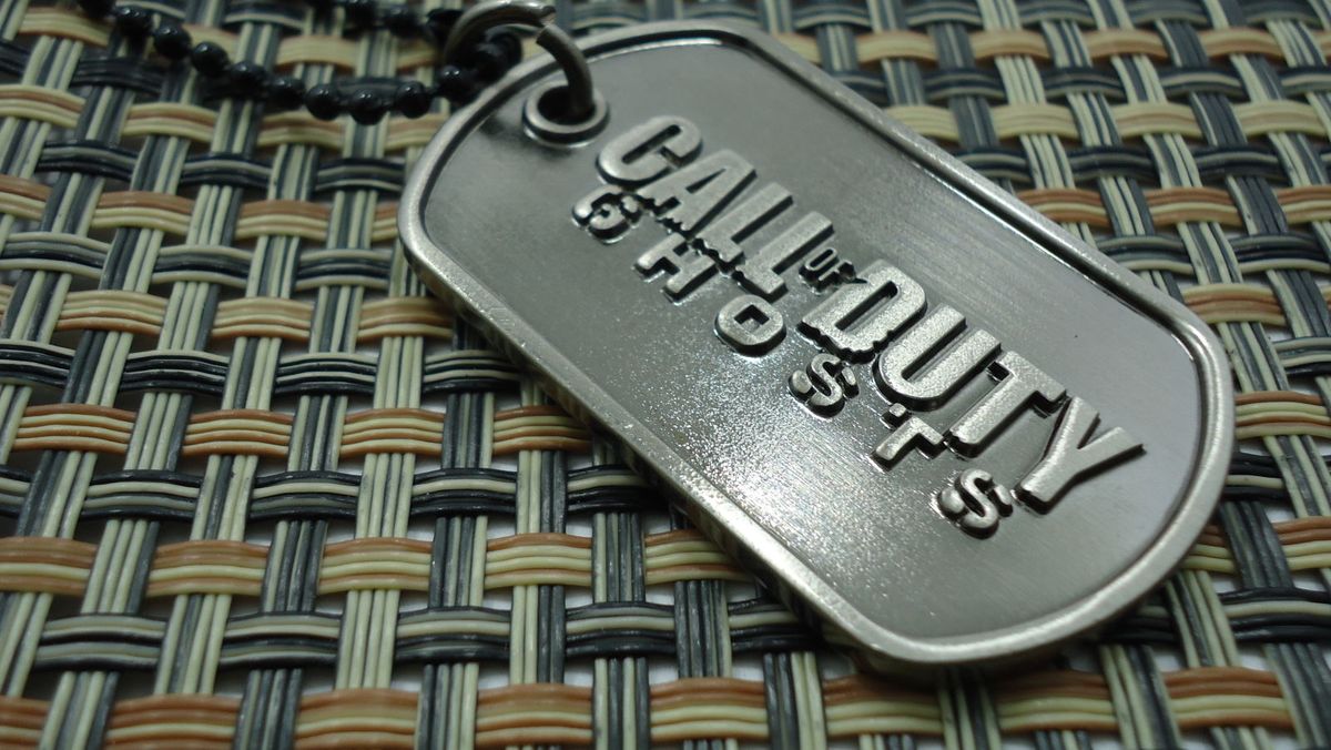 Call Of Duty - Corrente com Placa Dog Tag - Colar Ghosts | Produto ...