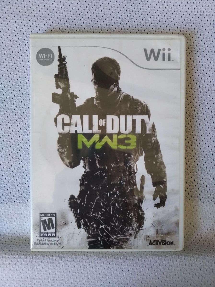 Call Of Duty Mw3 para Wii | Jogo de Videogame Nintendo Usado 77286586 ...