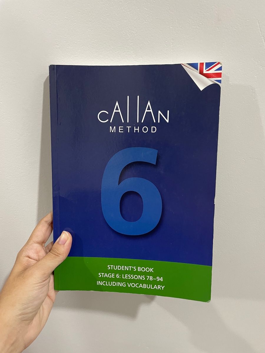 Callan Method 6 | Livro Callan Method Usado 84347466 | enjoei