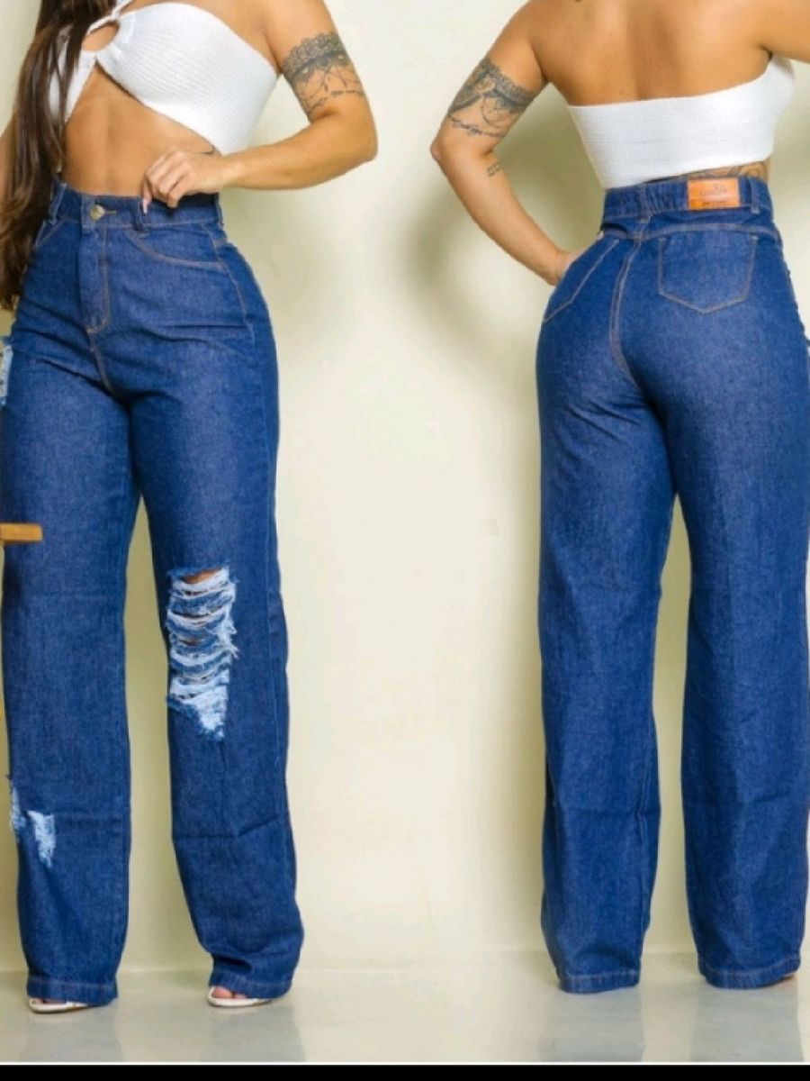 Calsa Wind Leg | Calça Feminina Nunca Usado 79030726 | enjoei