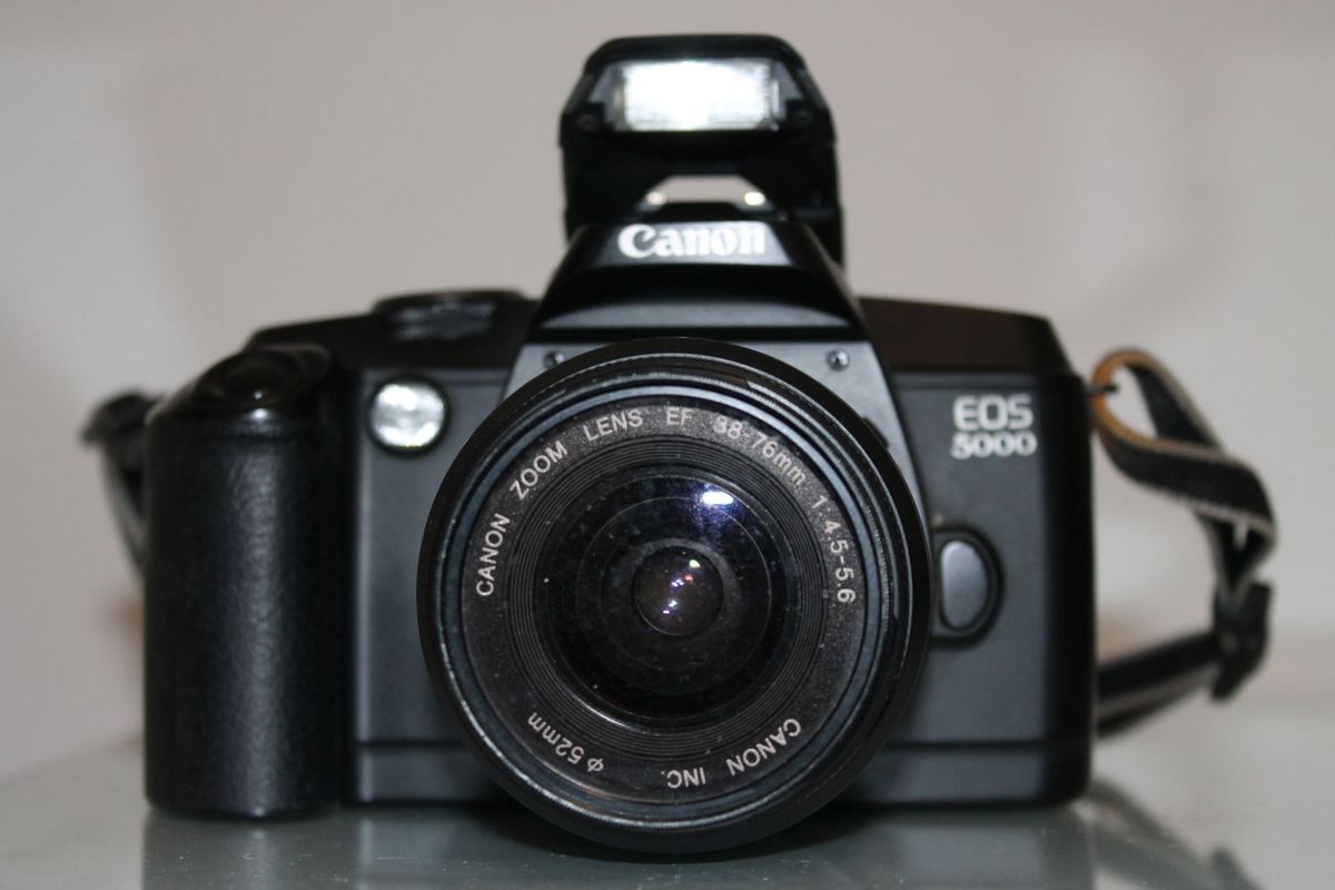 Câmara Fotográfica Analógica Canon Eos 5000 | Máquina Fotográfica ...
