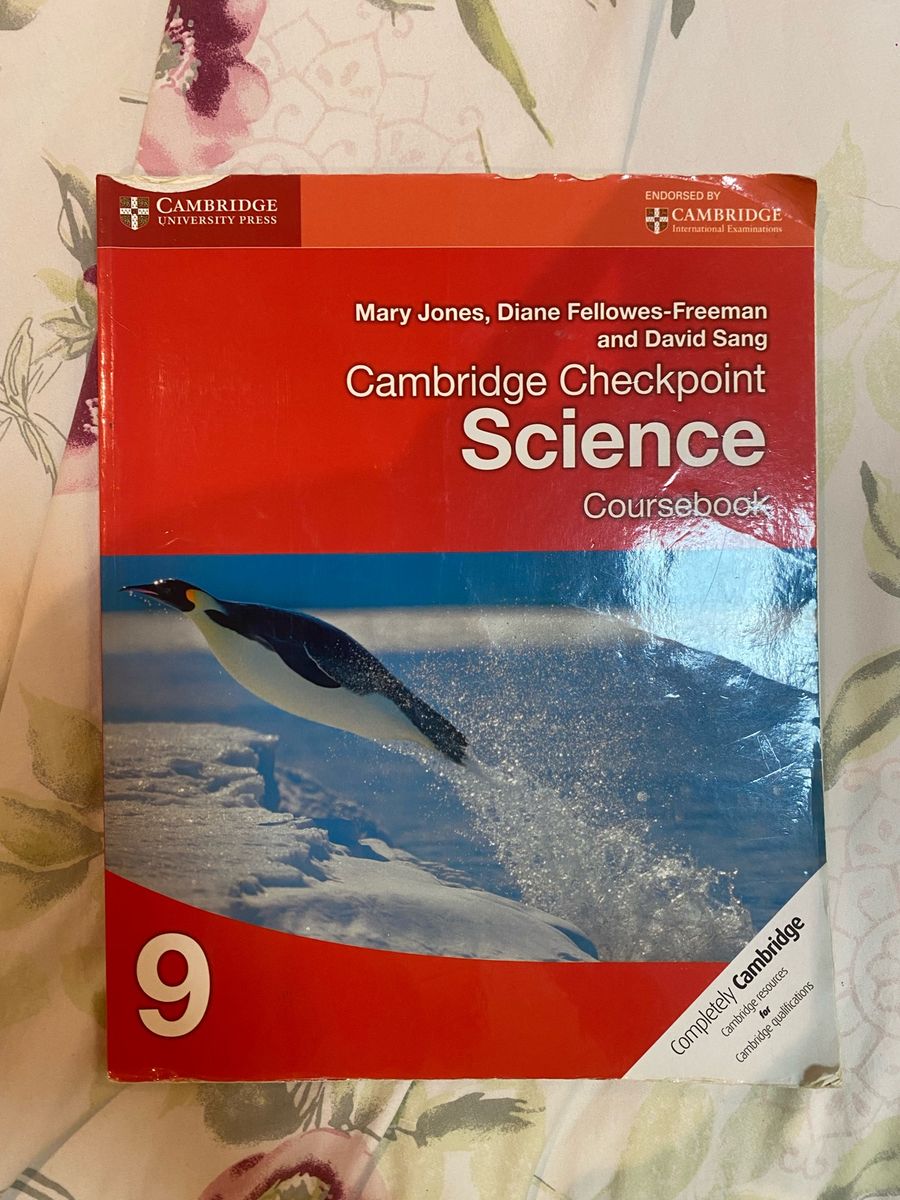 Cambridge Checkpoint Science Coursebook 9 (cambridge International ...