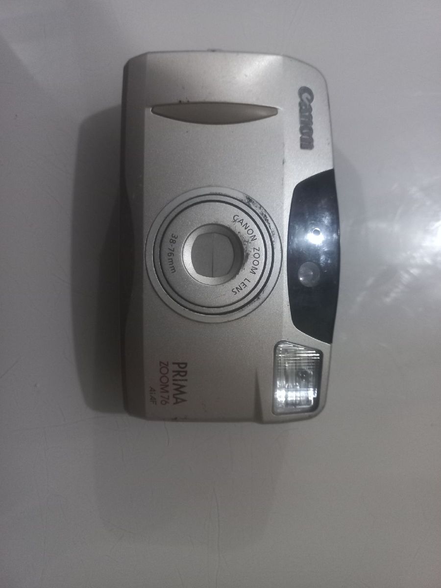 Câmera Analógica Canon Sure Shot 76 Zoom, Câmera Impecável Funcionando ...