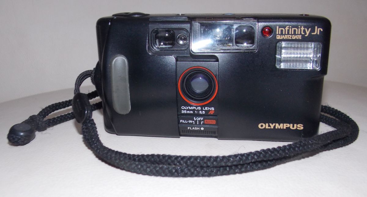 Câmera Analógica Olympus Infinity Jr. | Máquina Fotográfica Analógica ...