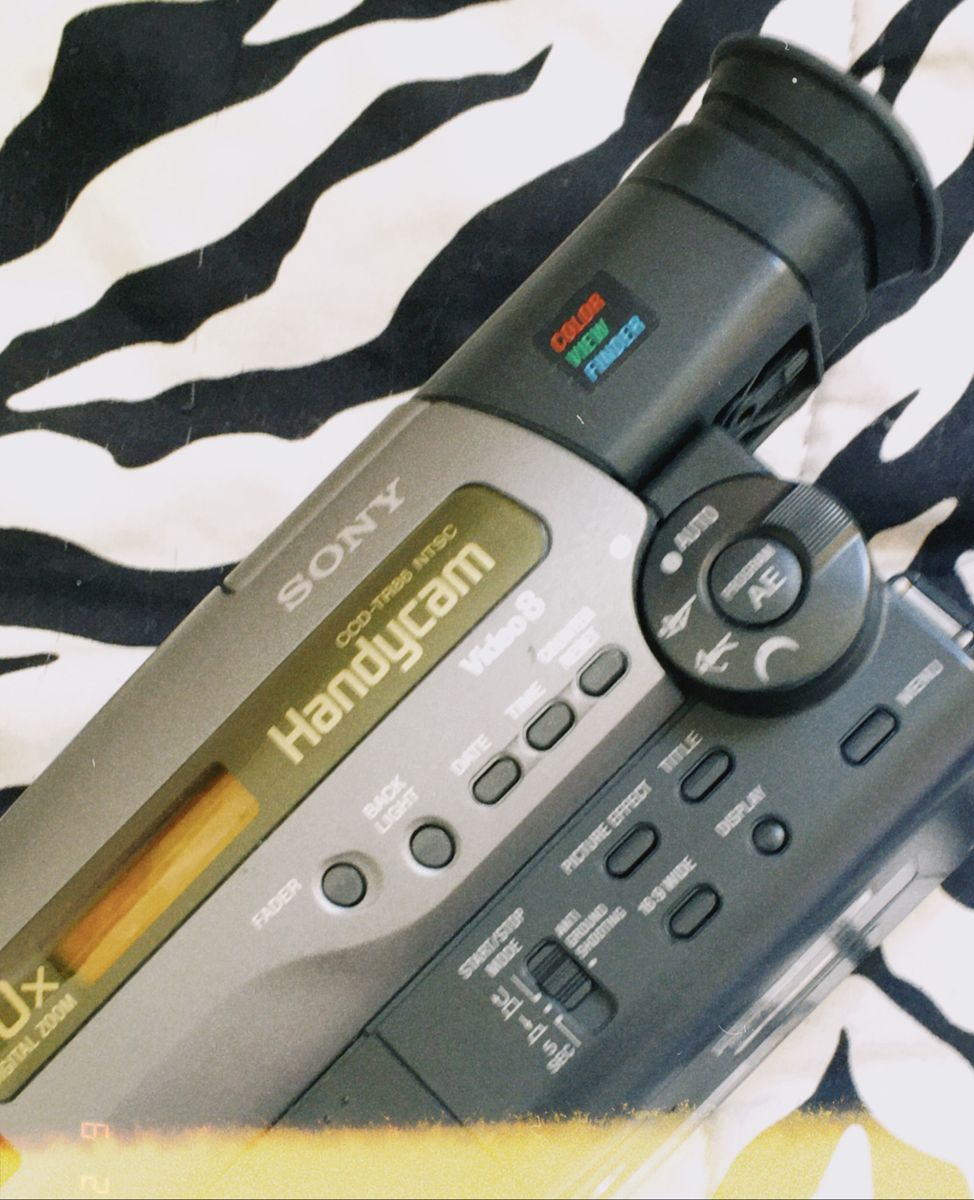 Camera Analógica Vintage Sony 61,5mm | Filmadora Sony Usado 58392394 ...