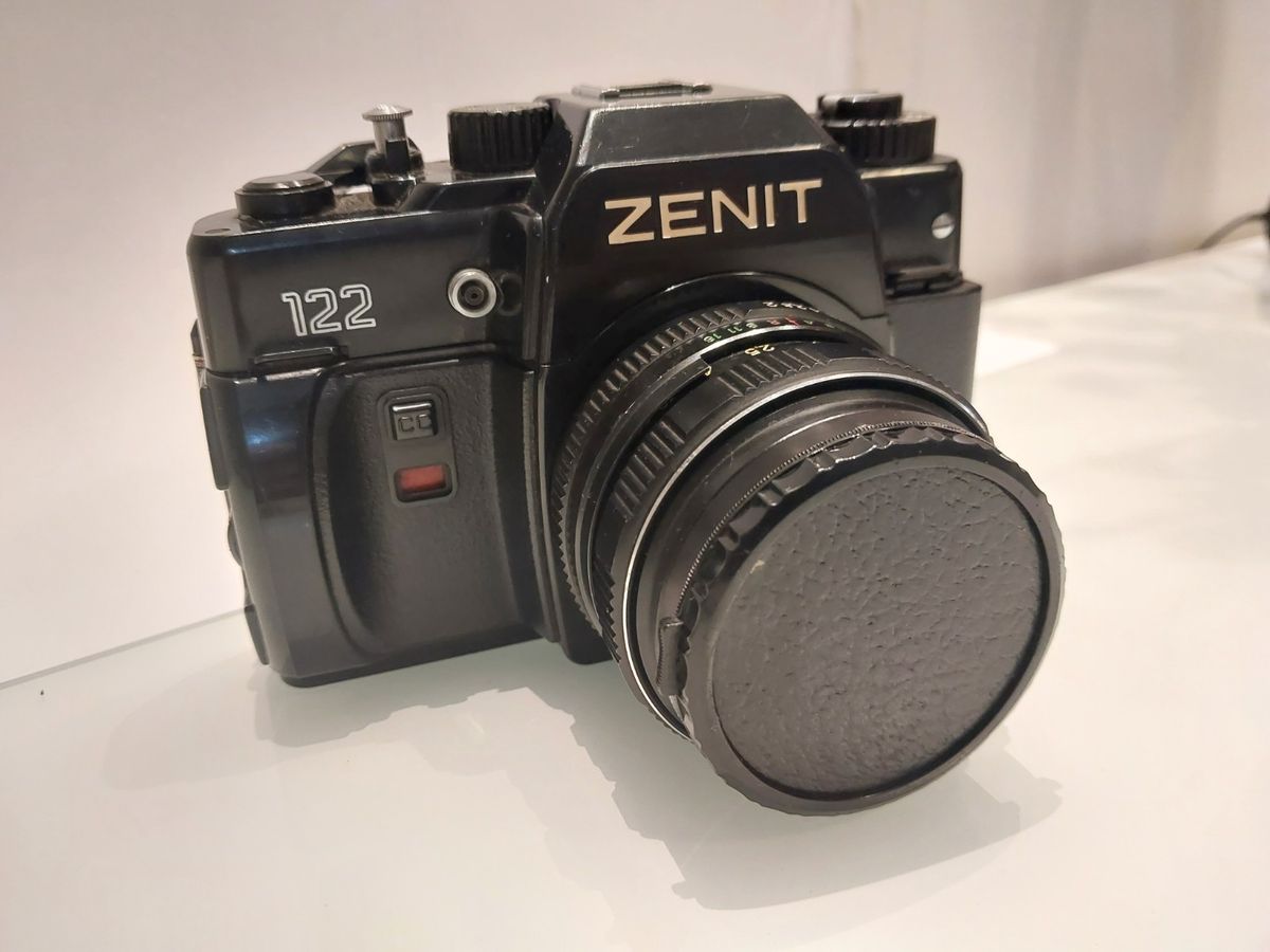 Câmera Analógica Zenit 122 Russa | Máquina Fotográfica Analógica Zenit ...