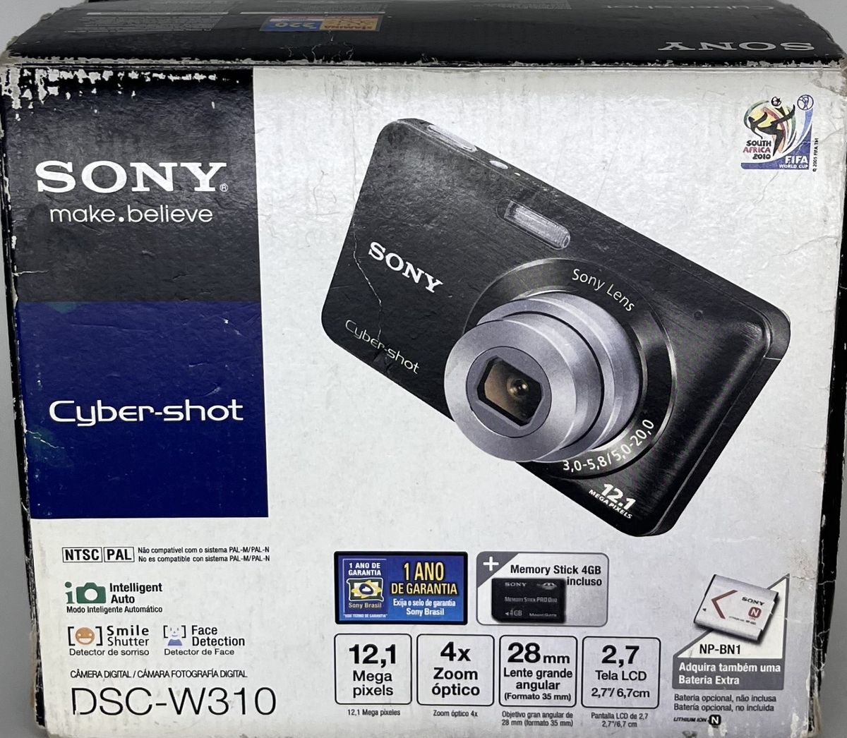 Câmera Câmera Digital Sony Cybershot Dsc-w310 em Perfeito Estado ...