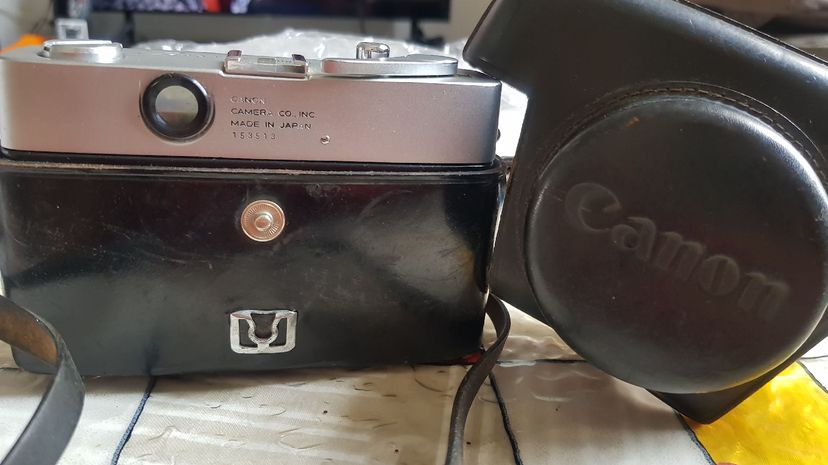 Camera Canon Retrô Original Japonês para Colecionador, Não Testado ...