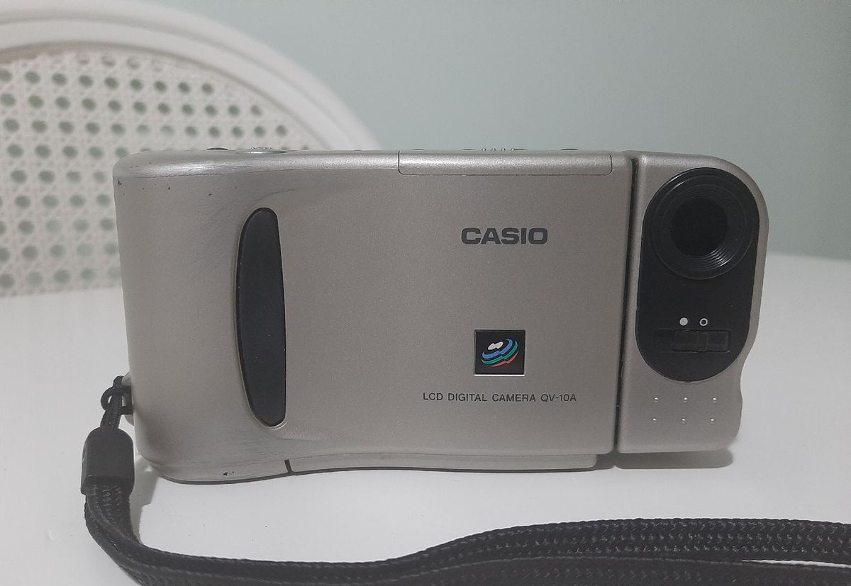 Câmera Casio Qv-10a Funcionando Raridade Antiga | Máquina Fotográfica ...