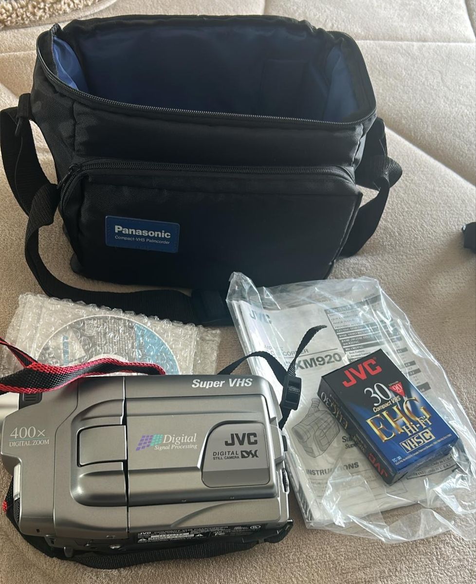 Câmera de Filmagem Jvc Super Vhs 400x | Filmadora Jvc Usado 127117945 ...