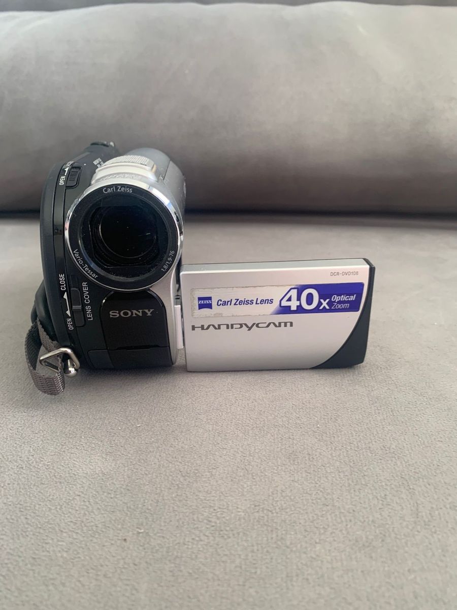 Câmera de Vídeo Handycam Sony Cdr-dvd108 Zoom 40x | Máquina Fotográfica Digital Sony Usado ...