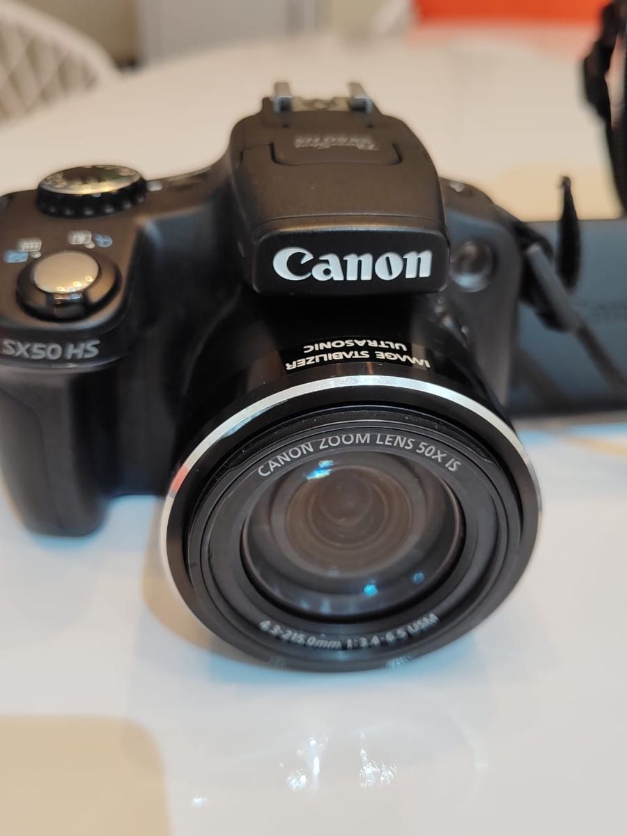 Câmera Digital Canon Sx50 Hs Zoom 50x Full Hd + Bolsa + Sd + 2 ...