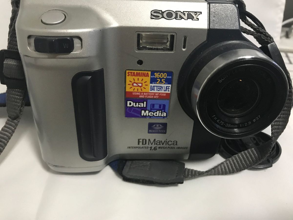 Camera Digital Fd 92 Sony Mavica Mvc-fd92 16xzoom 1.6 Mp | Máquina ...