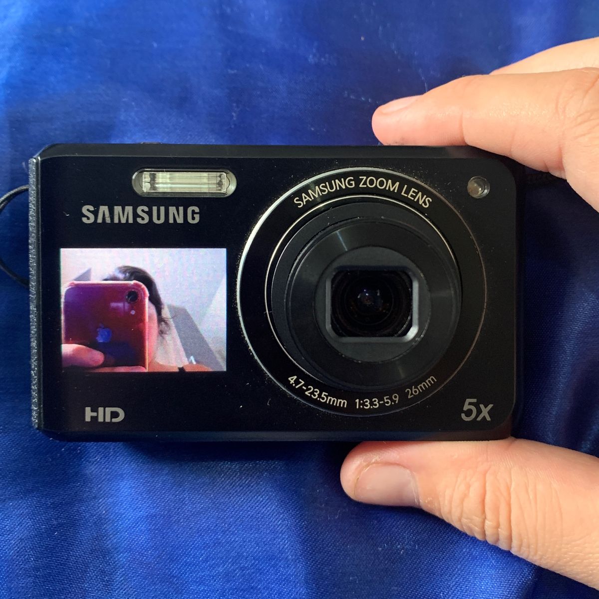 Câmera Digital Samsung com Visor Frontal Cybershot | Máquina ...