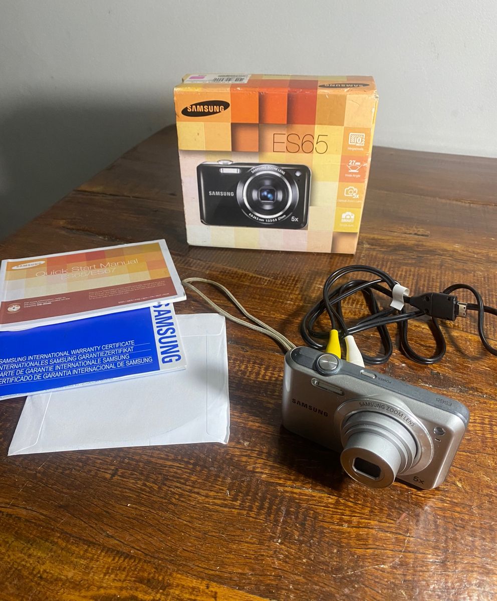 Câmera Digital Samsung Es65 Completa Na Caixa | Máquina Fotográfica ...