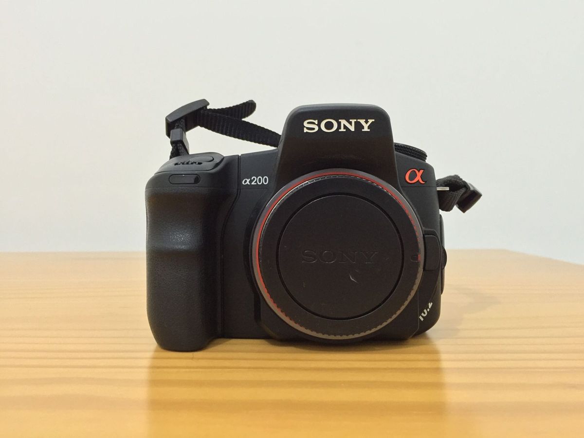 Câmera Digital Sony Alpha A200 | Máquina Fotográfica Digital Sony Usado ...