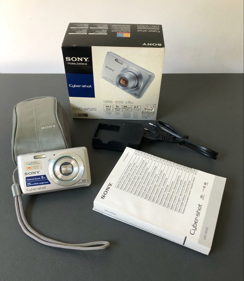Câmera Digital Sony Cyber-shot Dsc-w520 | Máquina Fotográfica Digital ...