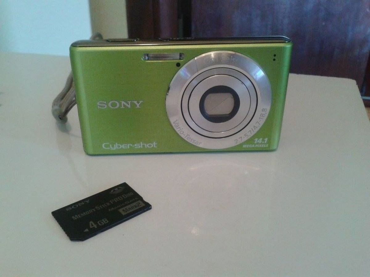 Camera Digital Sony Cyber-shot Pistache | Máquina Fotográfica Digital ...