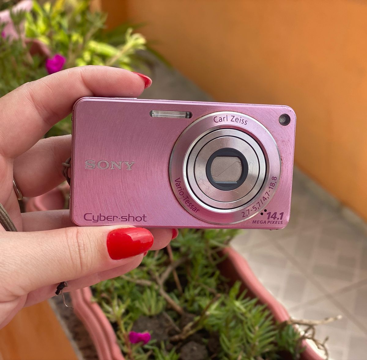 Câmera Digital Sony Cyber Shot Rosa | Filmadora Sony Usado 81164013 ...