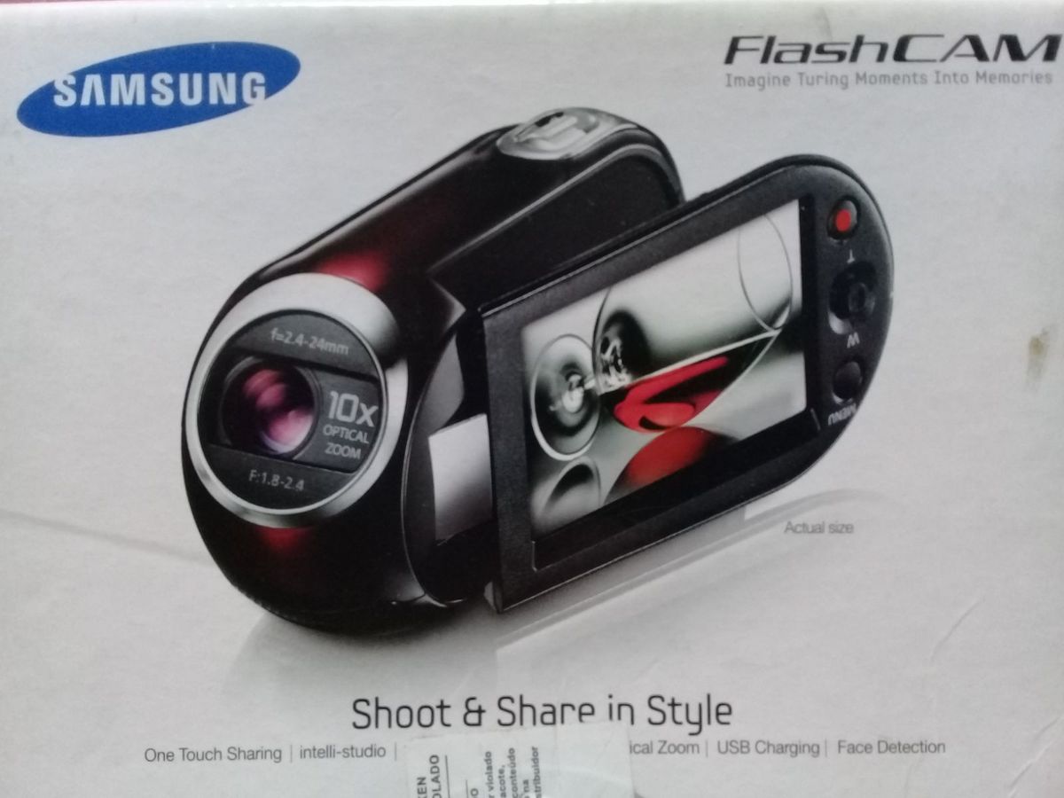 Câmera Filmadora Samsung Flashcam | Filmadora Samsung Usado 37662668 ...