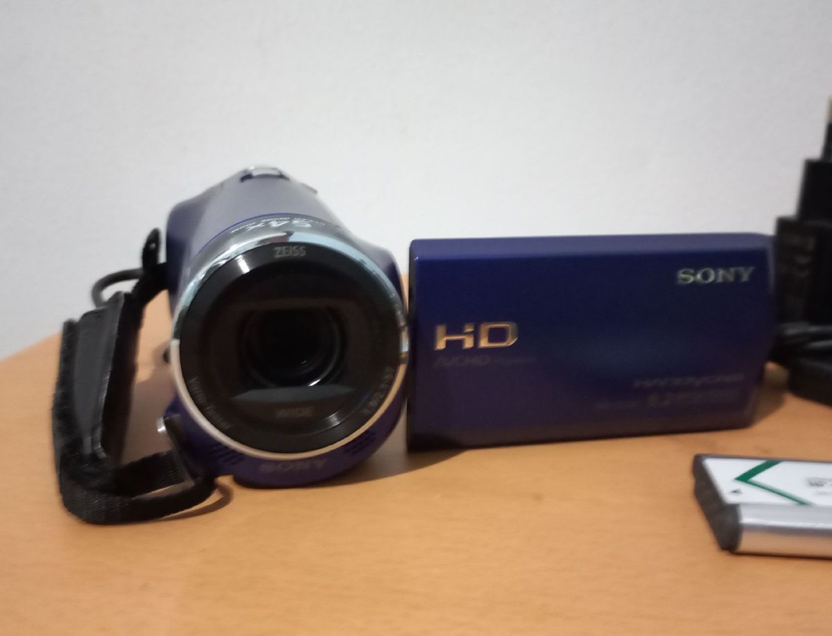 Câmera Filmadora Sony Cx240 Fullhd 1080p Azul | Filmadora Sony Usado ...