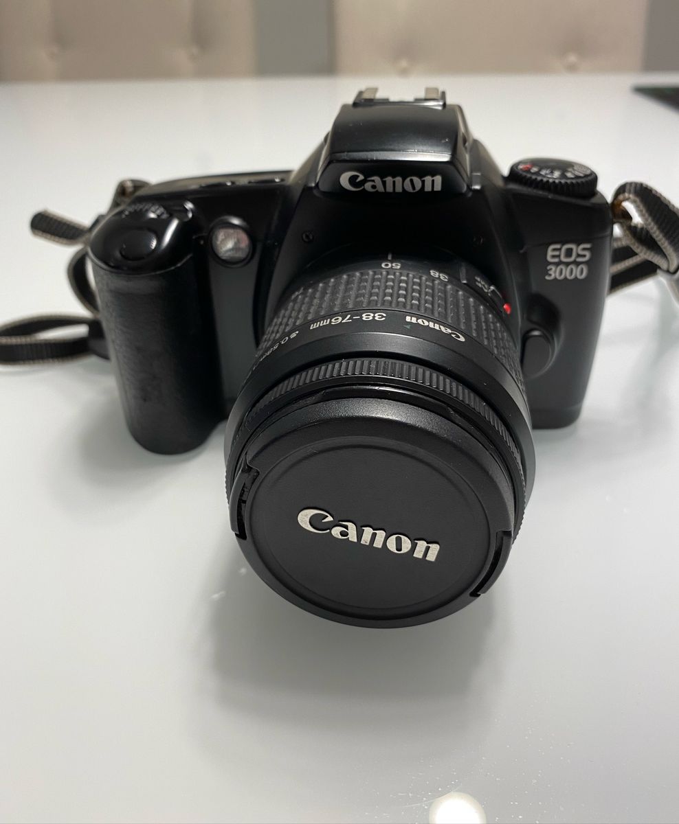 Câmera Fotográfica Cânon Eos 3000 | Produto Vintage e Retro Canon Usado ...