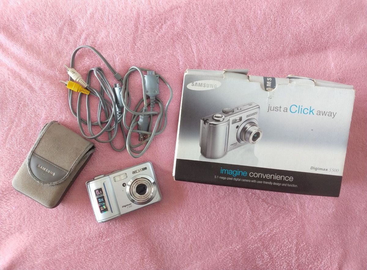 Câmera Fotográfica Digital Samsung Antiga | Produto Vintage e Retro ...