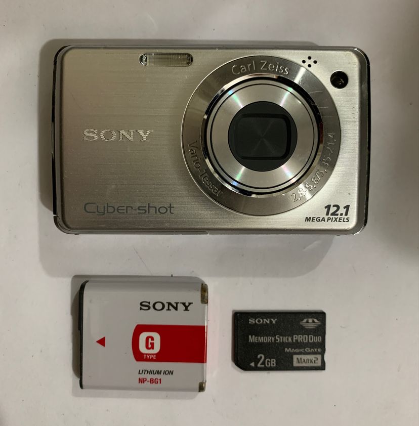 Câmera Fotográfica Digital Sony Cyber-shot 12.1 Mega Pixels Dsc-w230 ...