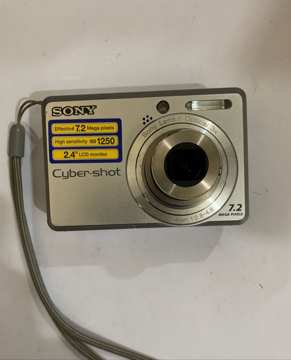 Câmera Fotográfica Digital Sony Cyber-shot 7.2 Mega Pixels | Máquina Fotográfica Digital Sony ...