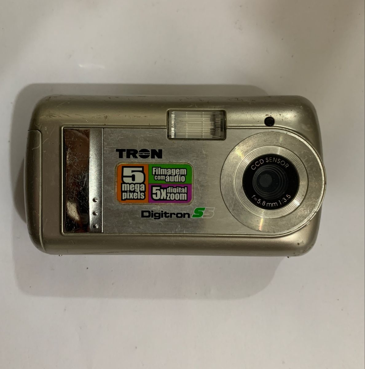 Câmera Fotográfica Digital Tron 5 Mega Pixels Digitron | Máquina ...