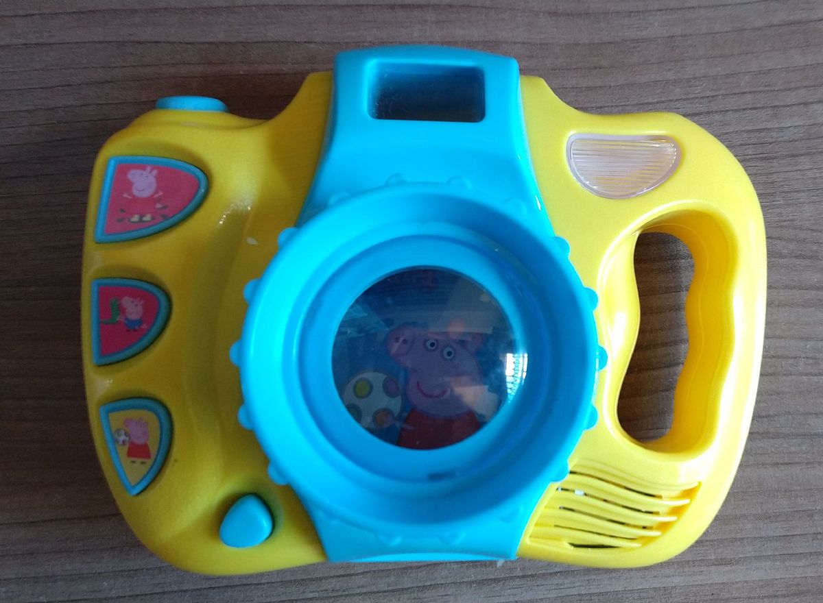 Câmera Fotográfica Divertida Peppa Pig | Brinquedo para Bebês Peppa Pig ...