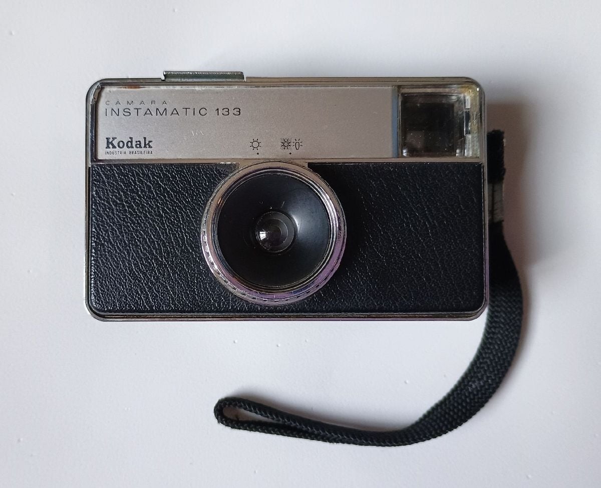 Câmera Fotográfica Kodak Instamatic 133 Antiga Colecionador Ótimo ...