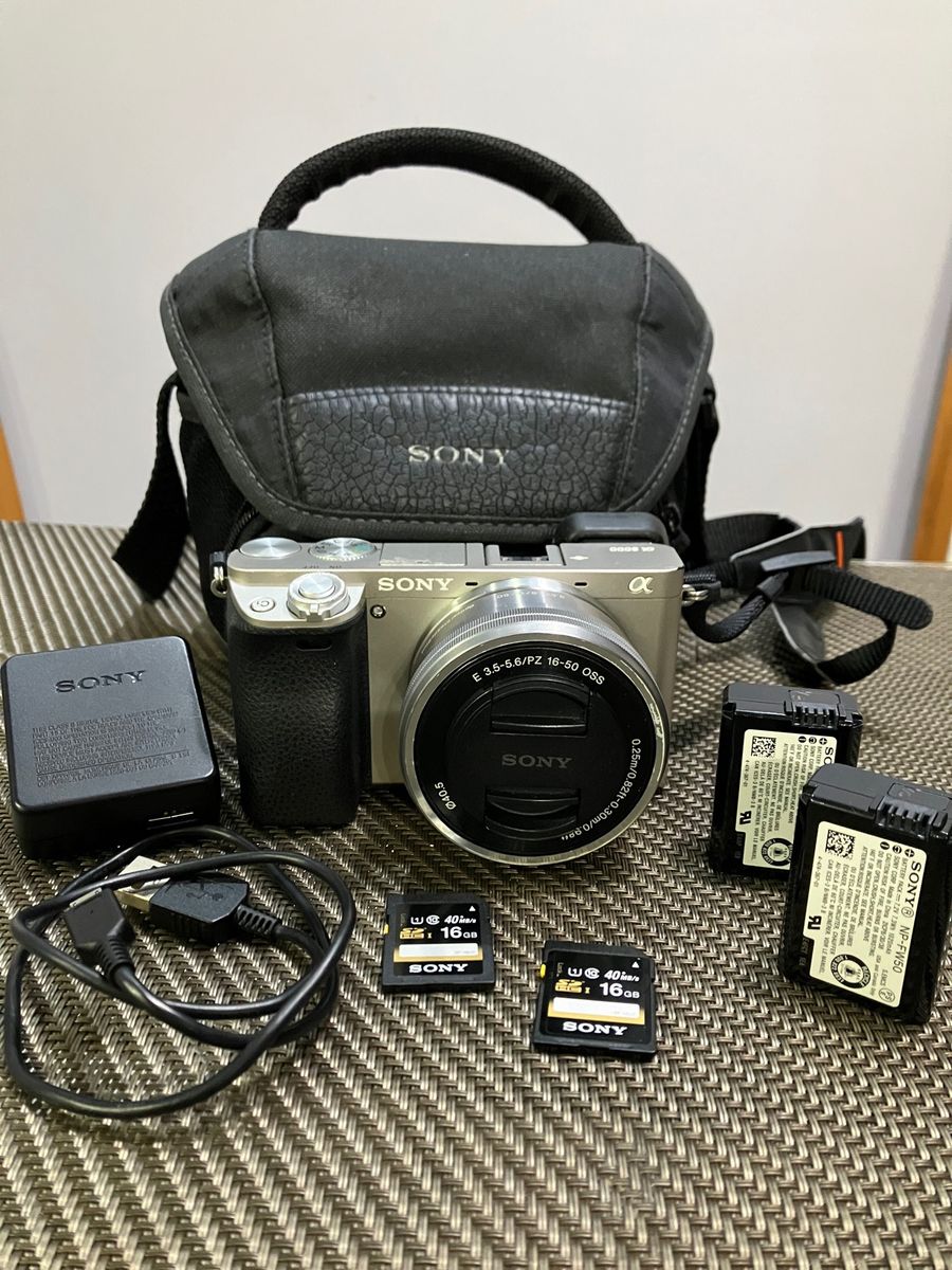 Câmera Fotográfica Sony Alfa 6000 | Máquina Fotográfica Digital Sony ...