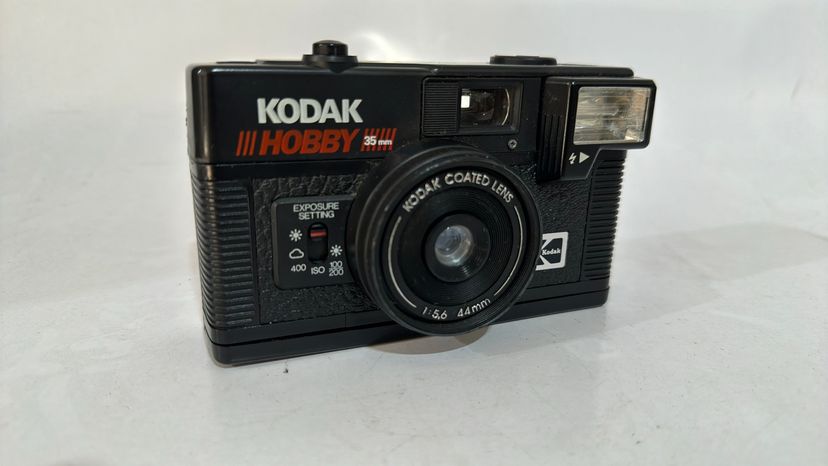 Câmera Kodak Hobby Filme Antiga Flash Embutido | Máquina Fotográfica ...