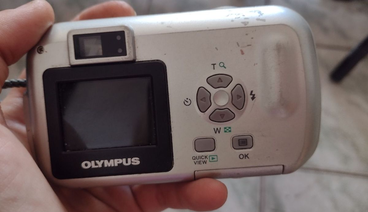 Câmera Olympus Antiga Leia a Descrição | TV e Display Olympus Usado ...