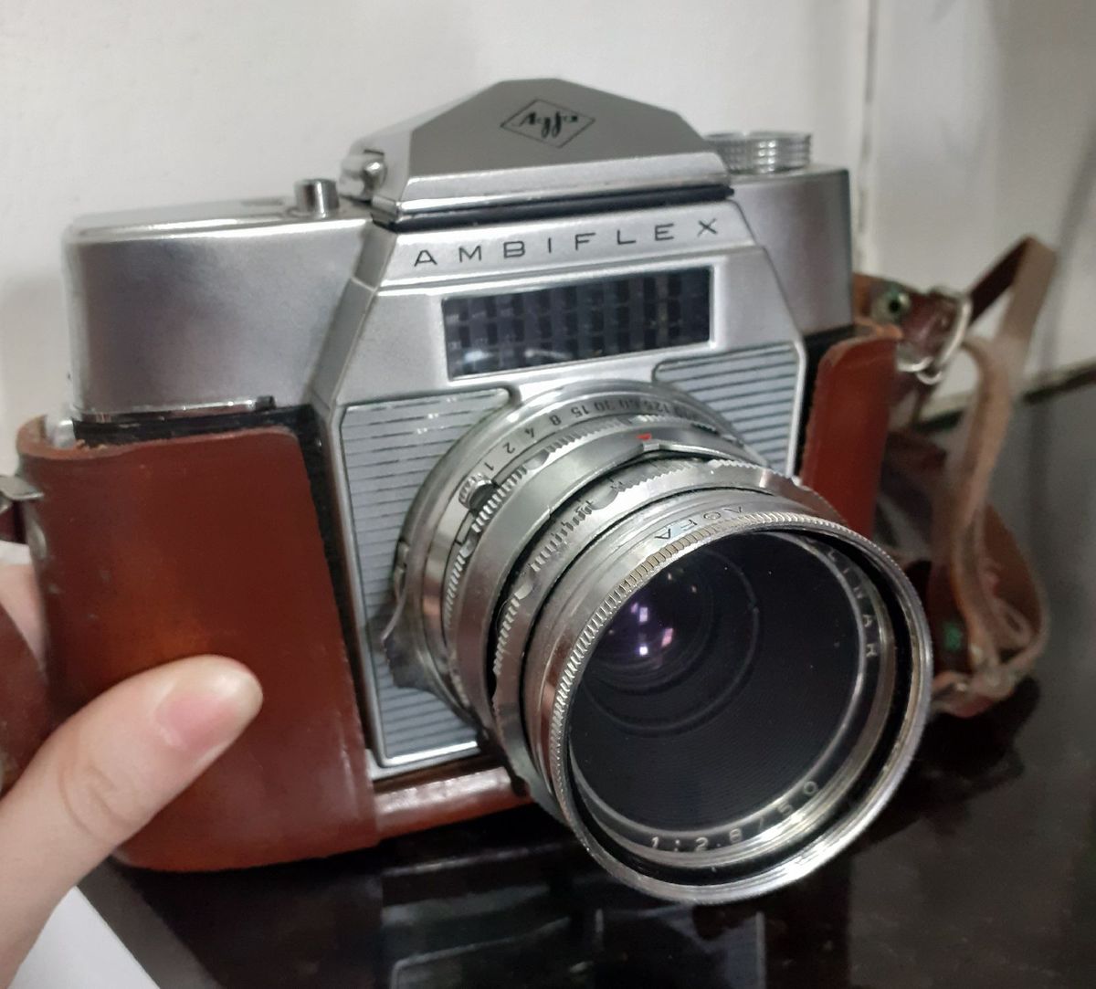 Câmera Slr Agfa Ambiflex Importada com Case de Couro | Máquina ...