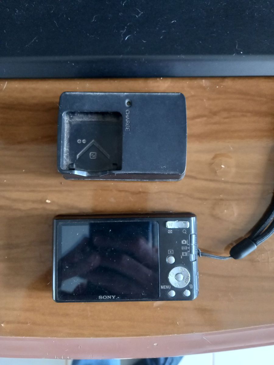 Câmera Sony Cyber Shot Preta | Máquina Fotográfica Digital Sony Usado ...