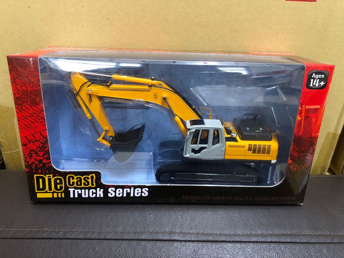 Caminhao Escavadeira de Coleçã - Truck Series | Carro Metal Duty Truck ...