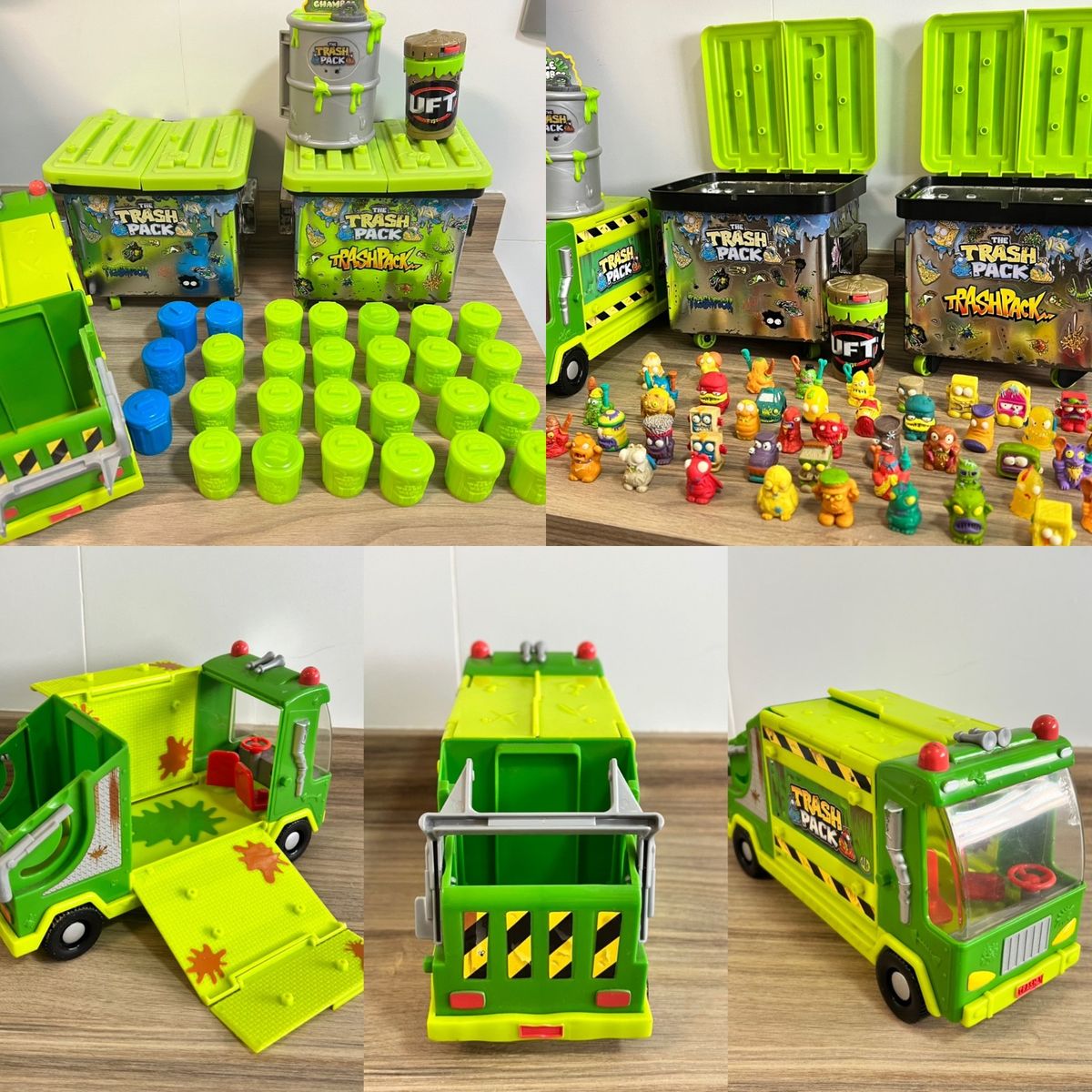 Caminhão Trash Pack + Caçamba Lata Trash Packs+ Latinhas de Lixo ...