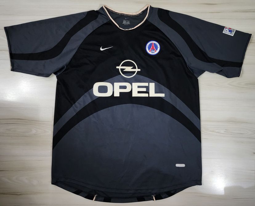 Camisa 2 do Paris Saint-germain 2002 Nike #10 Ronaldinho Gaúcho Opel ...
