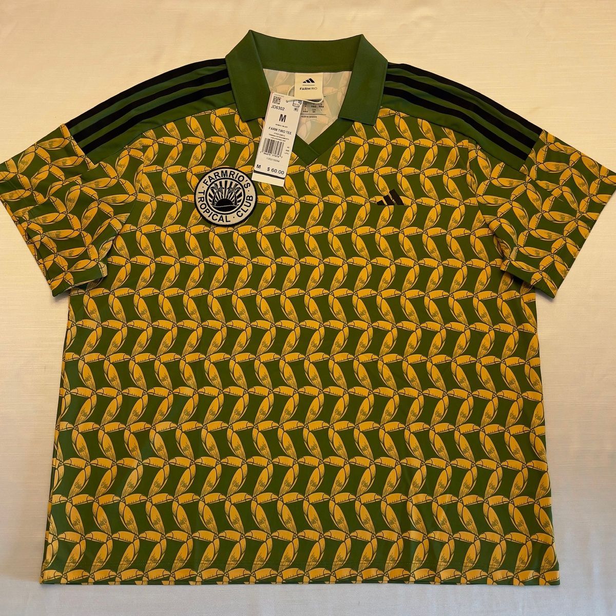 Camisa Adidas Collab Farm Rio Toucanway 10 Climacool Adidas + Farm ...
