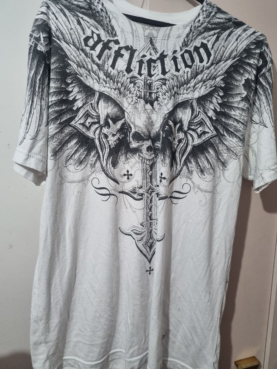 Camisa Affliction | Camisa Masculina Affliction Usado 134969433 | enjoei