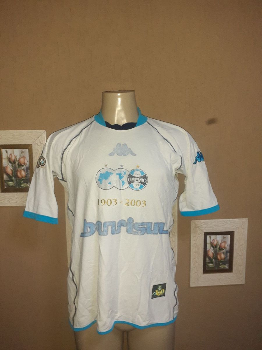 Camisa Antiga do Centenário do Grêmio | Produto Masculino Kappa Usado ...