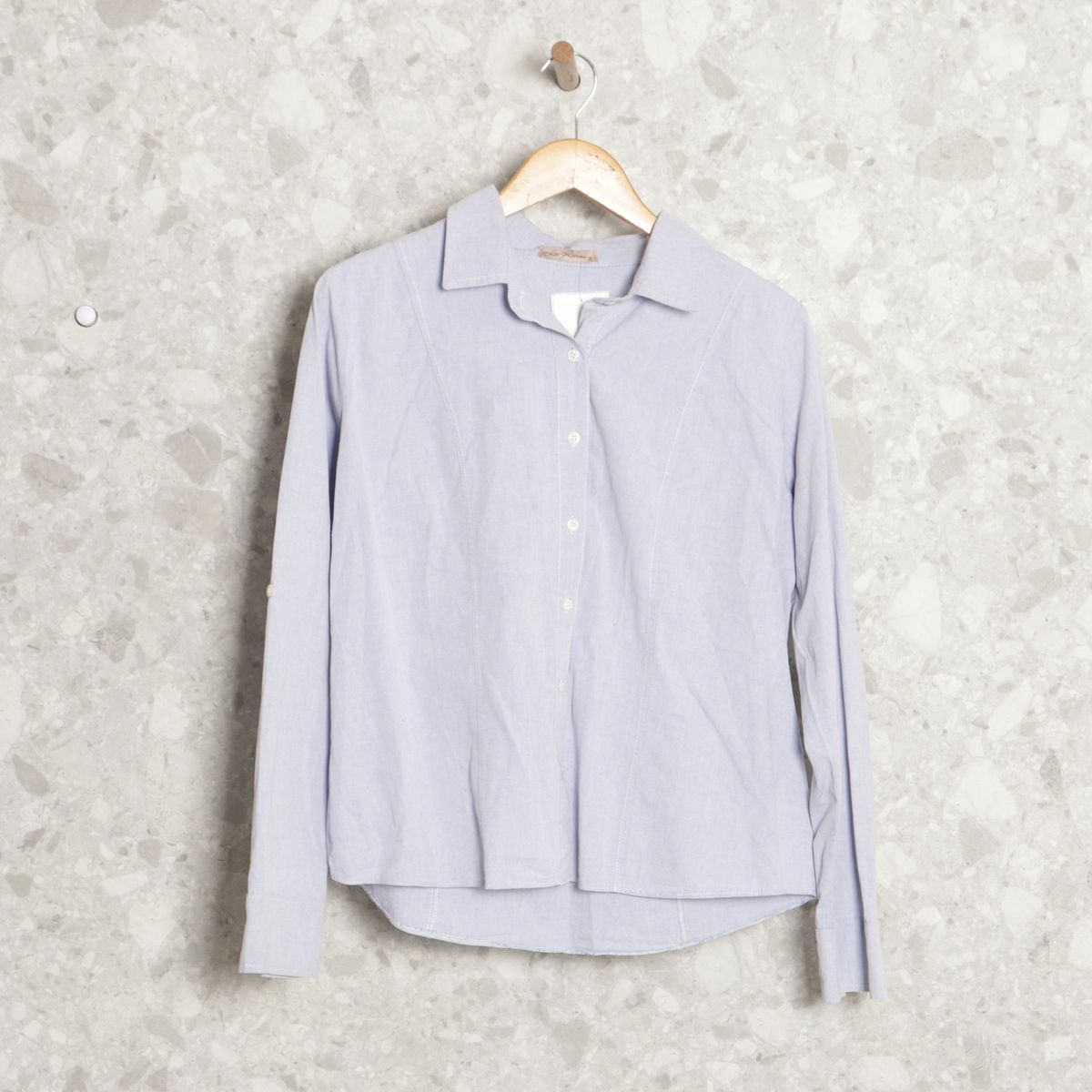 Camisa Azul Lis Ribeiro | Camisa Feminina Lis Ribeiro Usado 120343349 ...