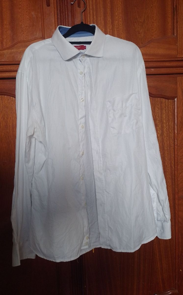 Camisa Branca Brooksfield Red | Camisa Masculina Brooksfield Usado ...