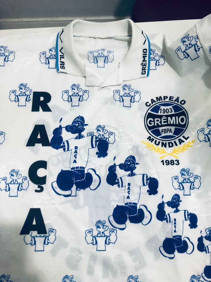 Camisa Branca do Grêmio - Super Raça Gremista - Anos 90 | Camisa ...