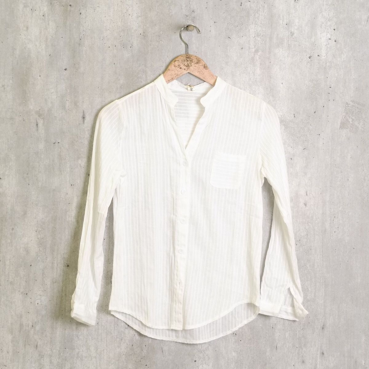 Camisa Branca Shuang Qi | Camisa Feminina Shuang Qi Nunca Usado ...