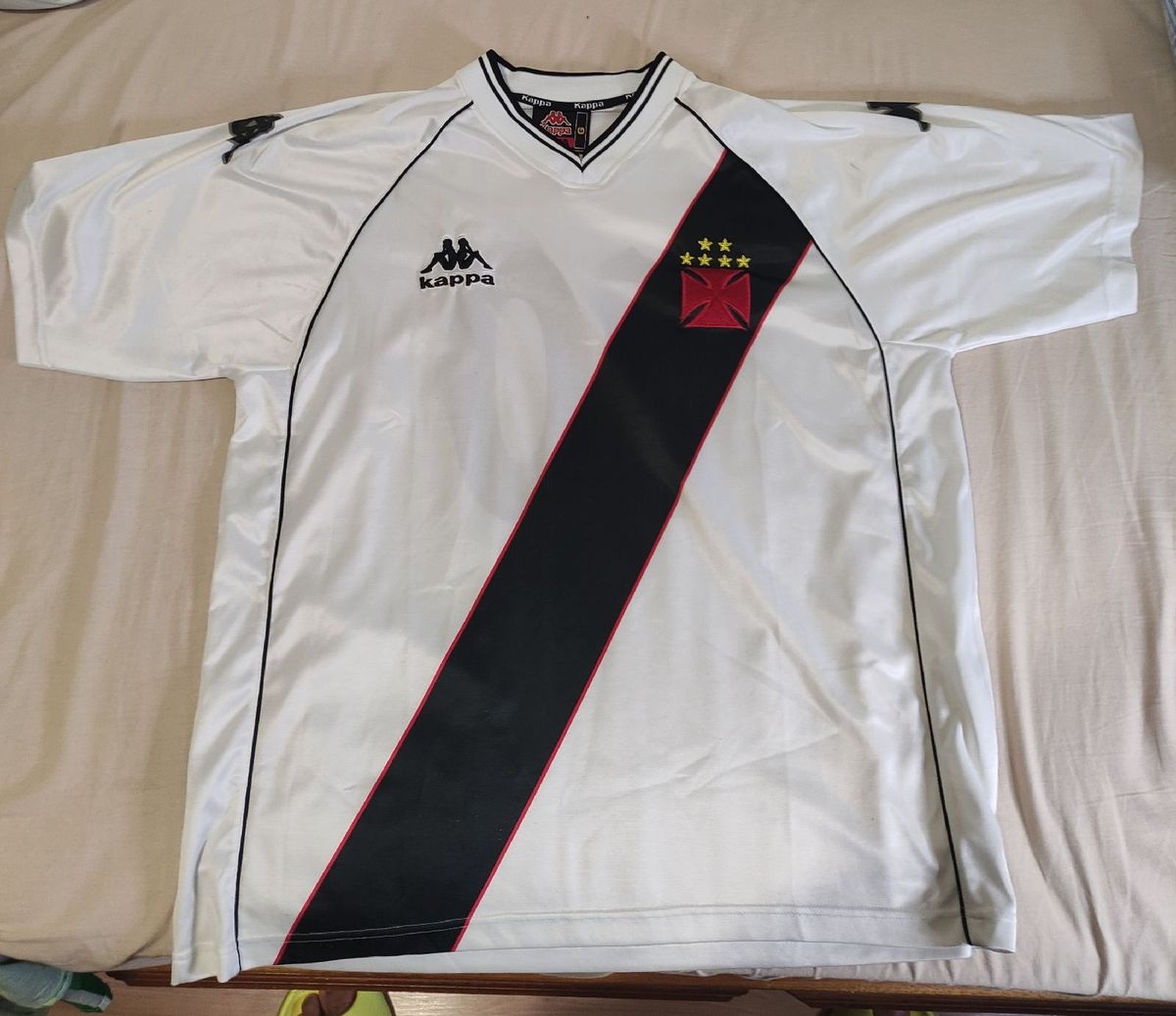 Camisa Camiseta Vasco da Gama Futebol Kappa G Oficial Original Antiga ...