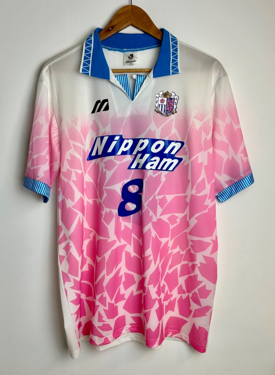 Camisa Cerezo Osaka 1994 Uniforme 1 Número 8 J League Camisa Masculina Mizuno Usado 112519172